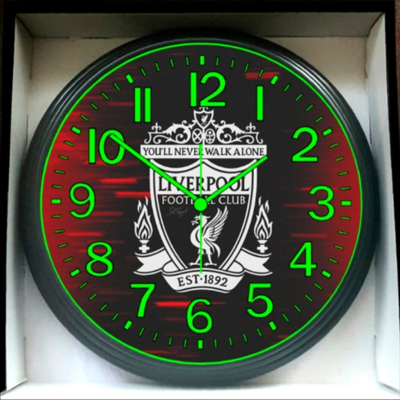 Wall Decor | Liverpool Football Glow In The Dark Wall Clock New | Poshmark